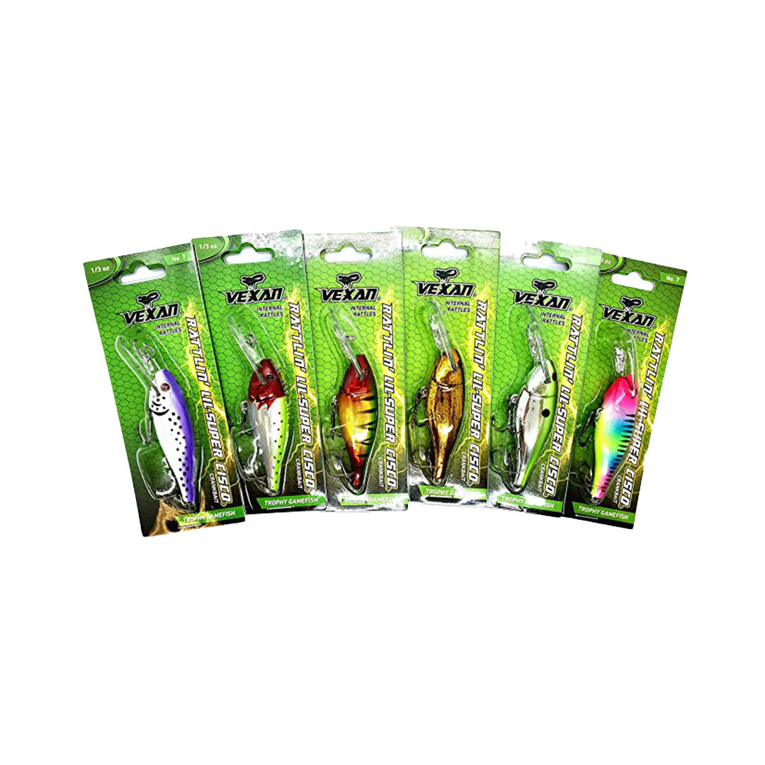 Rattlin' Lil-Super Cisco Trolling & Crankbait Lures Kit - 6 pack – VEXAN®